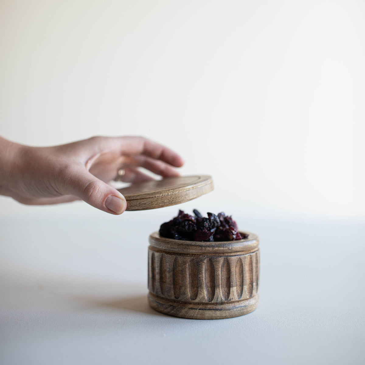 Carved Salt Cellar – Passiflora Home