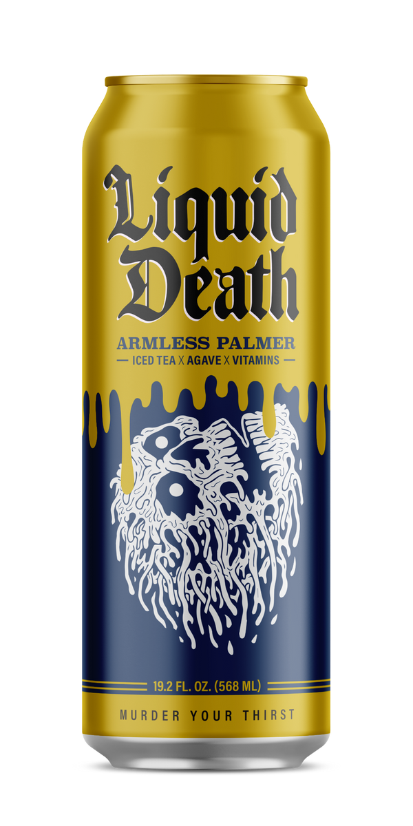 Liquid Death Armless Palmer Iced Tea, 19.2oz Can – Passiflora Home